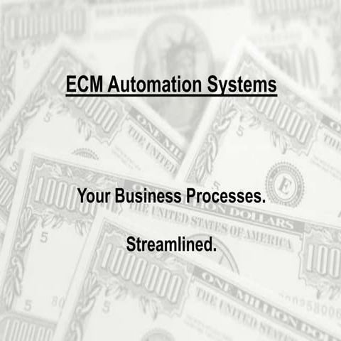 Ecm Renovation Roadshow Automation Systems Ppt