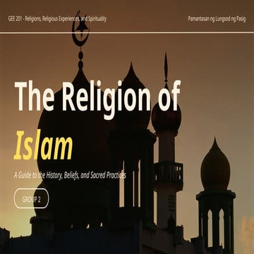 RRES (Group 2) - Religion of Islam Reporting.pptx
