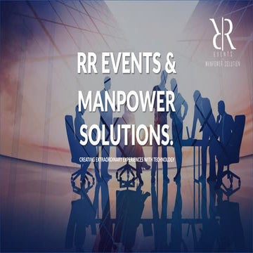 R R Events and Manpower Solutions, Dehradun | PPTX