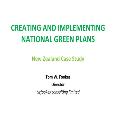 Creating and Implementing Green Plans: Mexico City Case Study | PPT