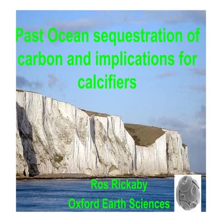 Past Ocean sequestration of carbon and implications for calcifiers ...