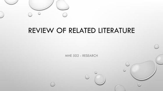 Writing an Experimental Research Introduction | PPTX