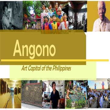The Angono Art Hub: Spatial Expression of Artistic Culture | PDF