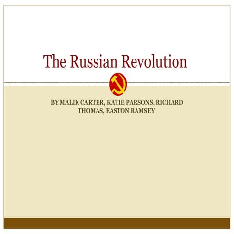 Causes of the Russian Revolution | PDF