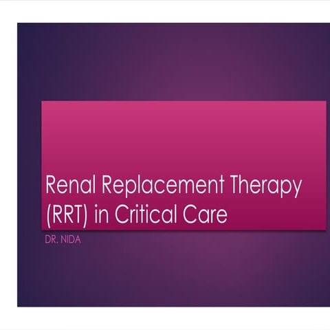 rrt1.pptx pptx pptx renal replacemnt therapy | PPTX