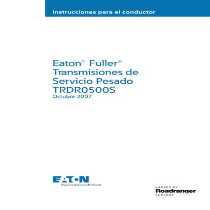 RR_TRD~1.PDF manual de transmisiones eaton fuller | PDF