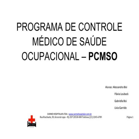 Pcmso | DOCX | Medical Health