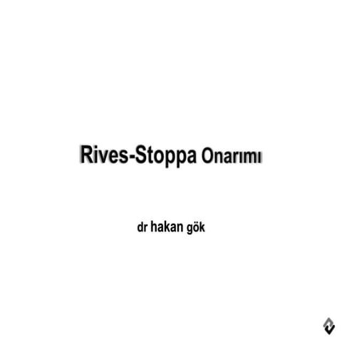 Rives-Stoppa technique | PPTX