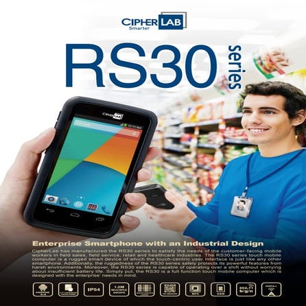 RS30 Brochure - Enterprise Smartphone - PDA Barcode Scanner | PDF