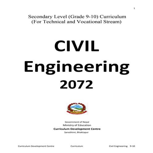 Rs577 civil engineering 9 & 10 2073 | PDF