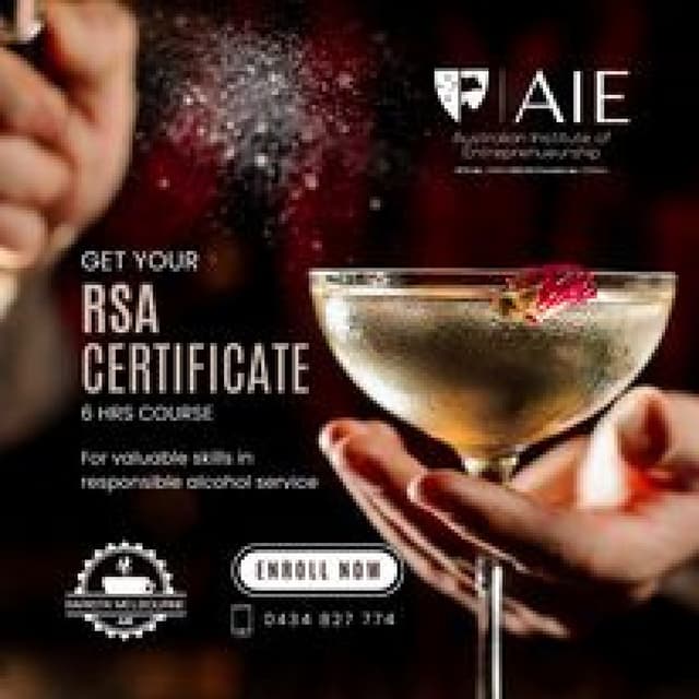RSA courses in Melbourne by Barista Aiemel | PDF