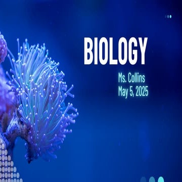 Biology Ocean Virtual Field Trip PowerPoint | PPT