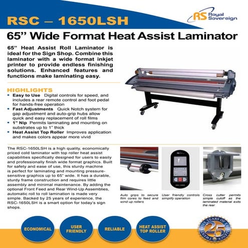 Rsc 1650 lsh | PDF
