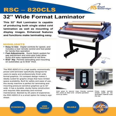 Rsc 820 cls-small | PDF