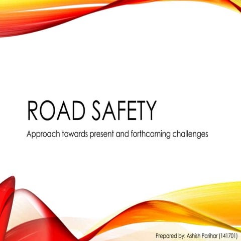 Road Safety Engineering | PPTX