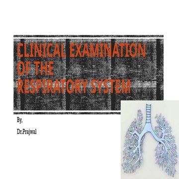 Clinical Examination of RS | PPTX