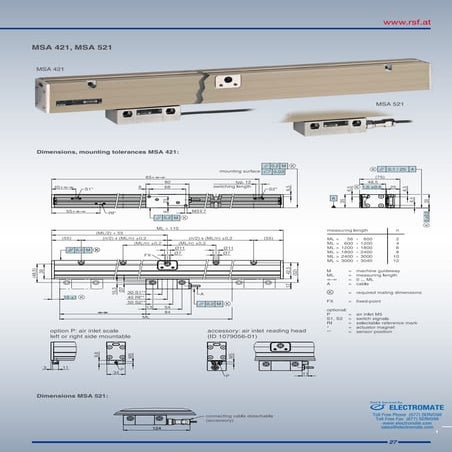 Rsf electronik msa471_571_specsheet | PDF