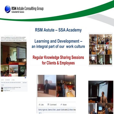 RSM Astute - SSA LLP Group: Learning and Development Culture | PDF