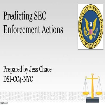 Can SEC Filings Predict Enforcement Actions? | PPT