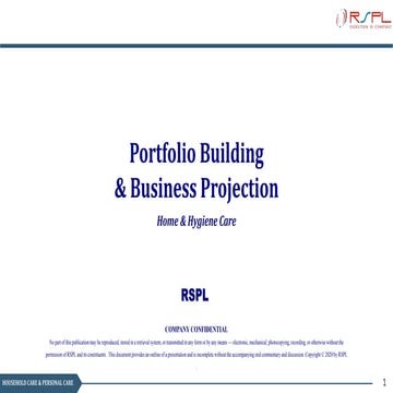 Rspl businessplan fy21_fy23 | PPTX