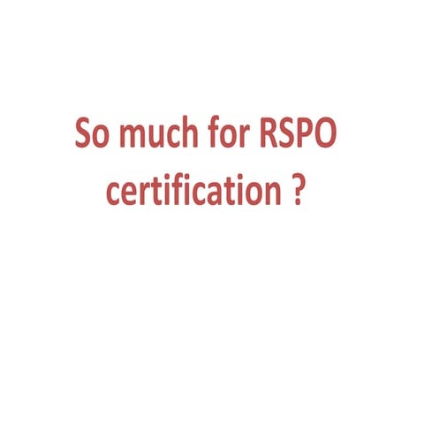 RSPO for PNG Oil Palm? | PPT