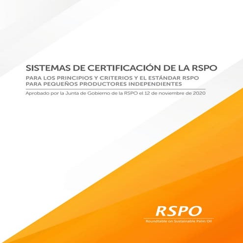 PRINCIPIOS Y CRITERIOS DE LA RSPO 2015-2024 | PDF