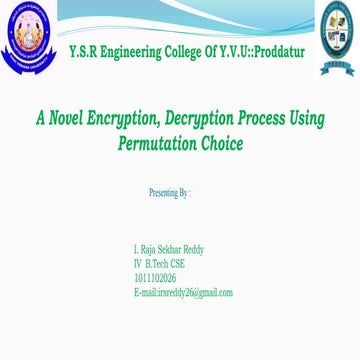 new encryption technique | PPT