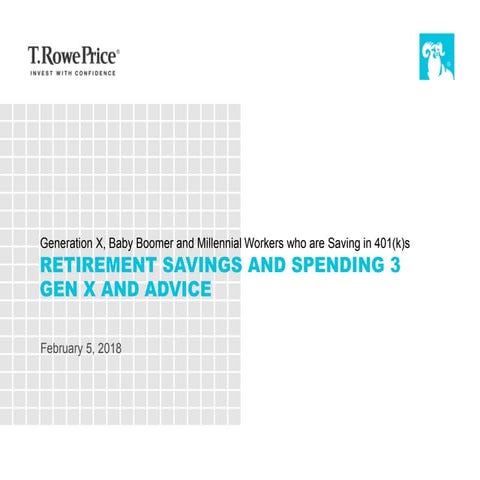 Retirement Savings and Spending: Generation X | PPTX | Retirement ...