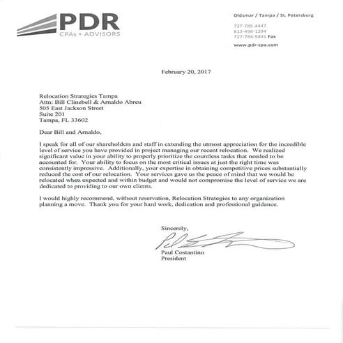 RST Reference Letter from PDR | PDF