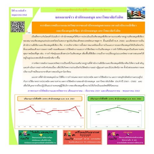 RSU Library Newsletter (Vol.16 No.5 May 2019) | PDF