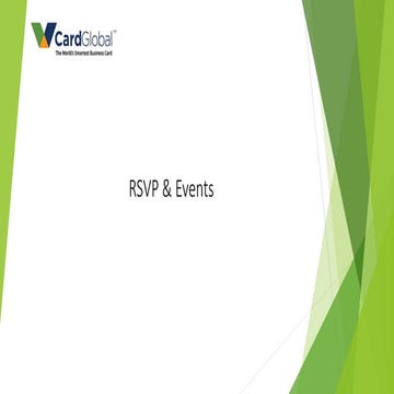 RSVP & Event Calendar | PDF