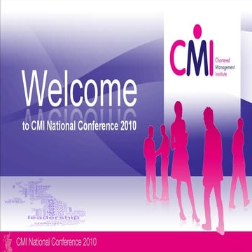 CMI Conference 2010 - Ruth Spellman | PPT