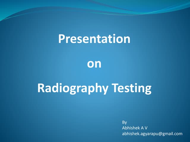 Radiographic interpretation | PDF