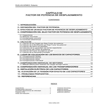 Rt126 factordepotencia | PDF