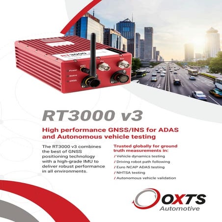 OXTS Rt3000 v3-datasheet | PDF