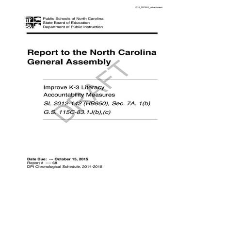 Read to Achieve 2014-15 Grade 3 Proficiency | PDF | Educational ...