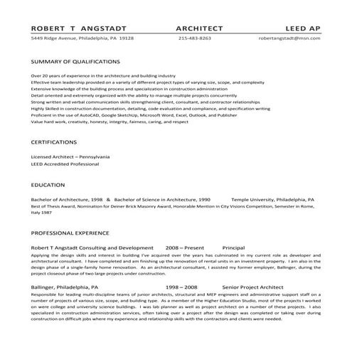 RTA Resume | PDF