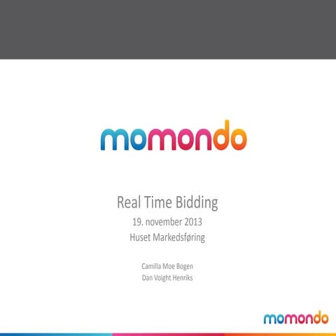 RTB Update 3 - Dan Henriks & Camilla Borgen, Momondo | PPT