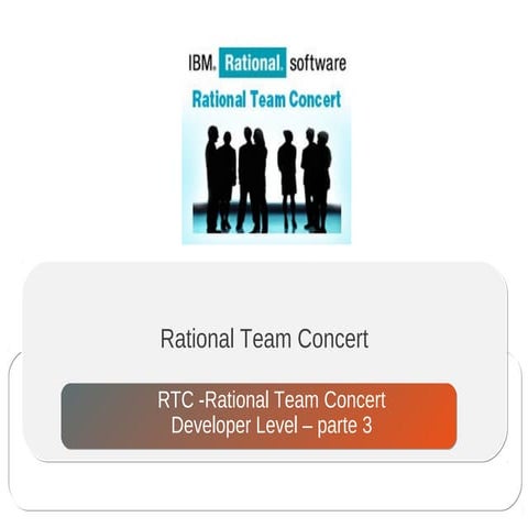 RTC - RATIONAL TEAM CONCERT - DEVELOPER - SCM RTC SHELL - aula 03 | PPT