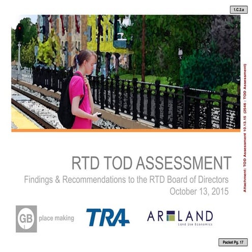 TOD Assessment to RTD Board of Directors | PPT