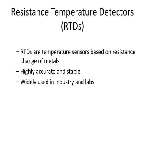 RTD_Presentation.pptx for engineering students | PPTX