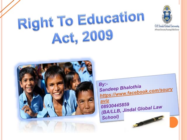 Right to Education | PPTX