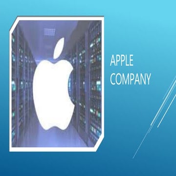 apple company presentation | PPT