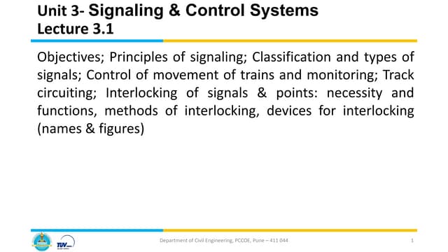 Signalling in Railways | PPTX