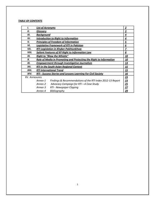 The right to information act (rti), | PPTX | Law