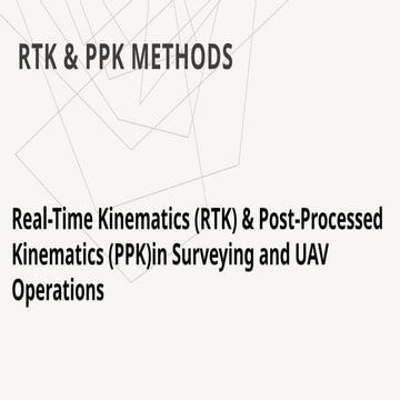 How to Use RTK in Surveying - Best Practices | PPTX