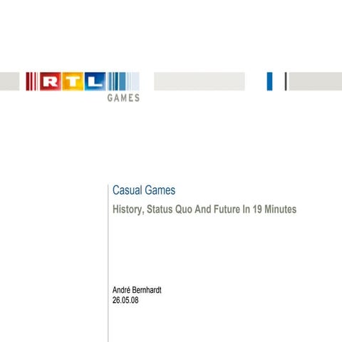 Rtl Games Presentation Casual Games Andre Bernh | PDF | Casual Games ...