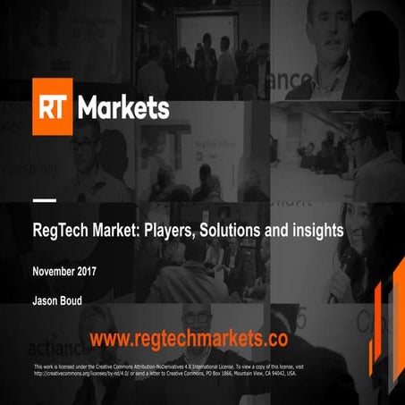 RegTech Markets Directory 2017 insights | PPTX | Technology Industry ...