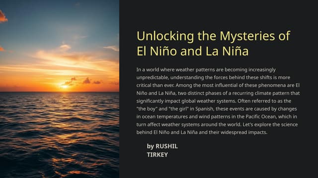 El nino powerpoint | PPT