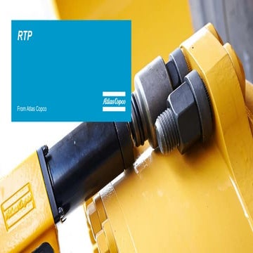 RTP Nutrunners From Atlas Copco | PPTX